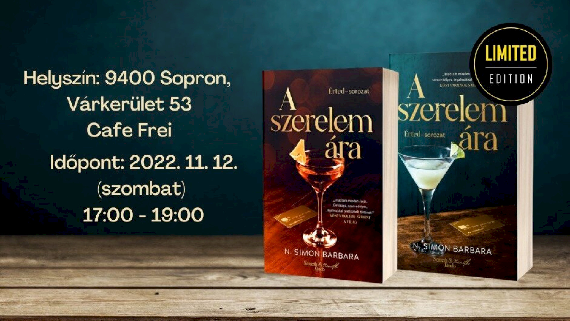 Író-olvasó találkozó N. Simon Barbarával - Részletek - Sopron Régió