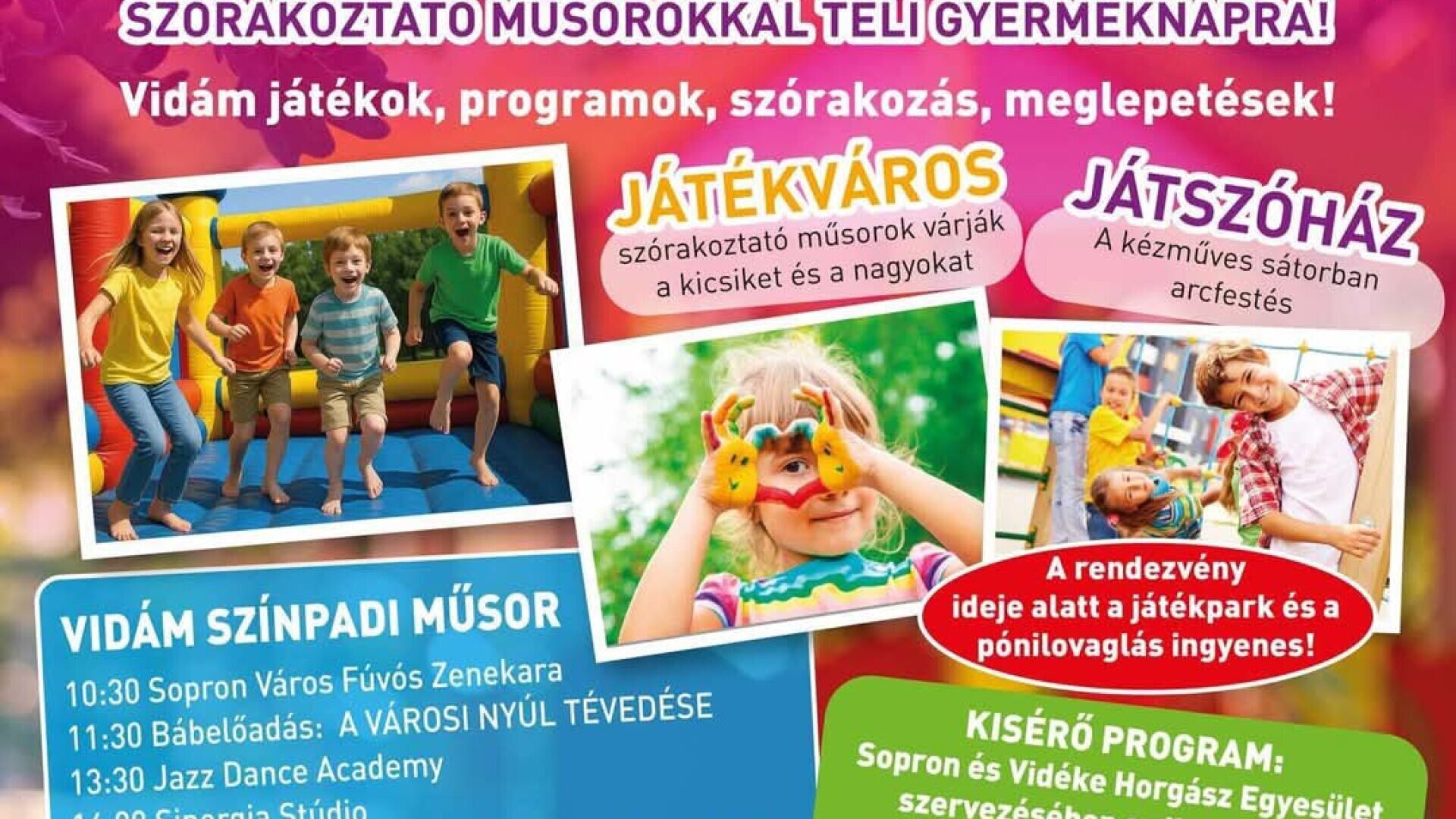 Városi Gyereknap a Jereván lakótelepen - Részletek - Sopron Régió